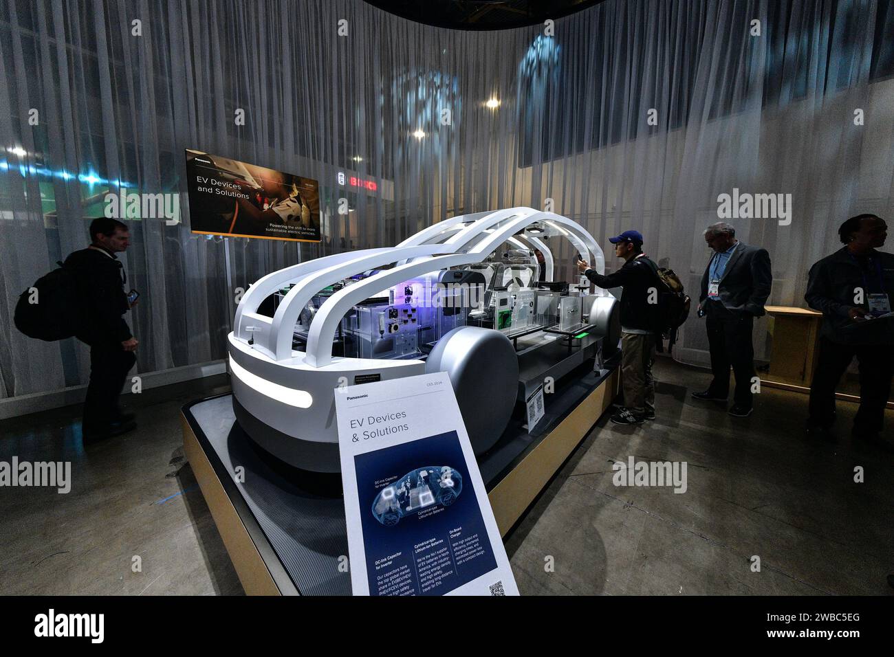 Las Vegas, NV, USA. 9th Jan, 2024. View of CES 2024 at Las Vegas ...