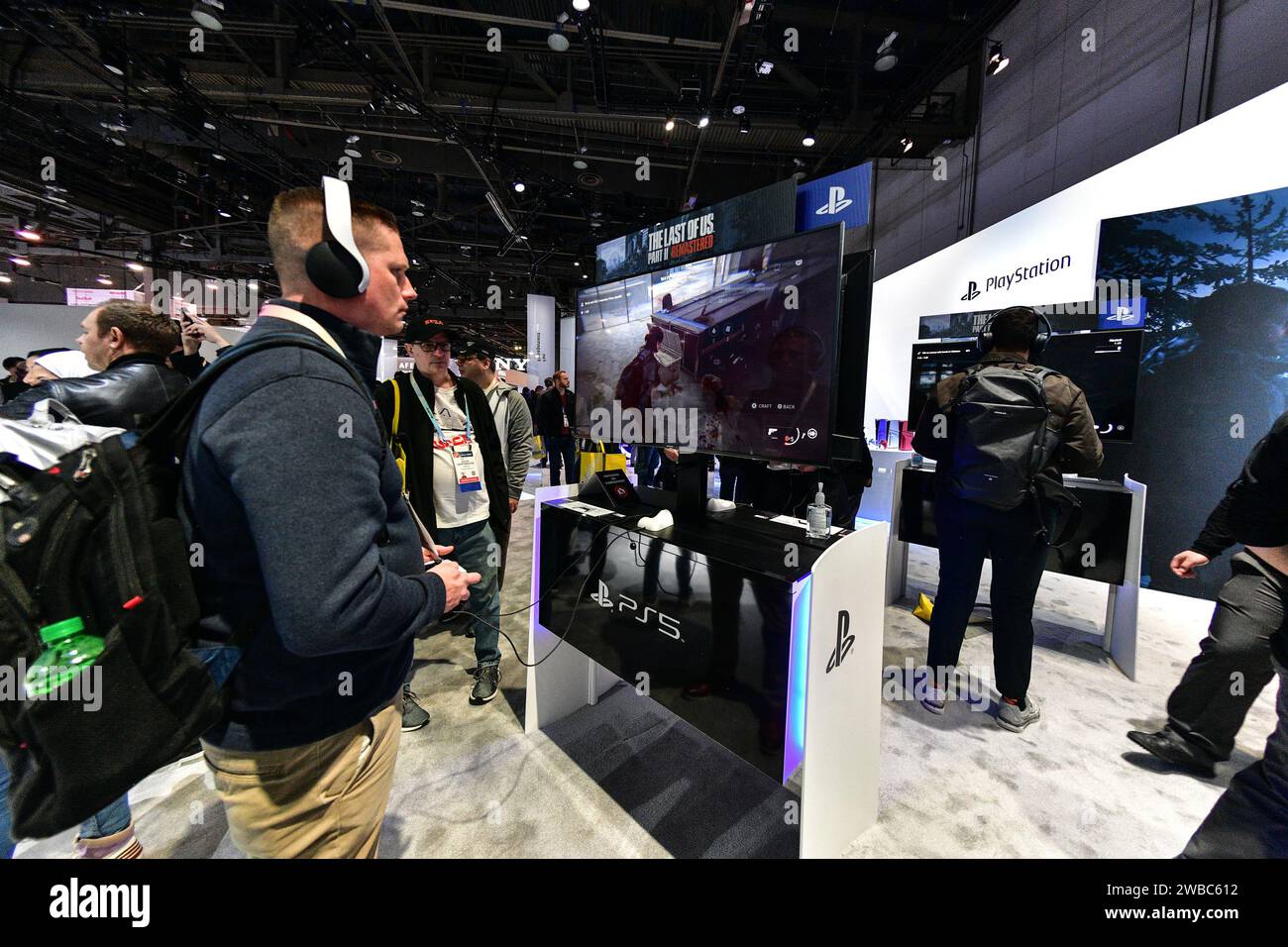 Las Vegas, NV, USA. 9th Jan, 2024. View of the Sony Playstation Booth ...