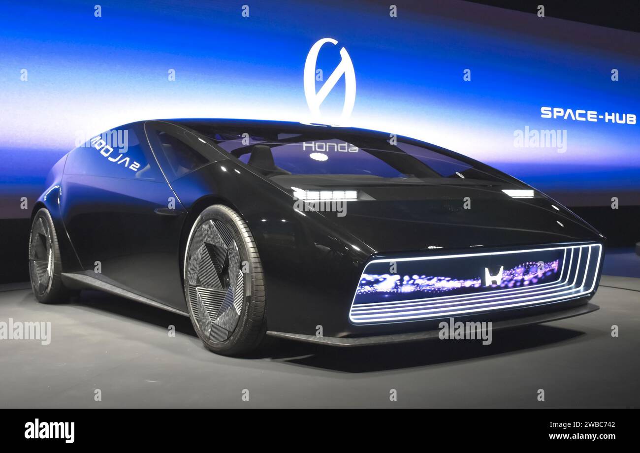 Photo taken on Jan. 9, 2024, in Las Vegas, shows Honda Motor Co.'s ...