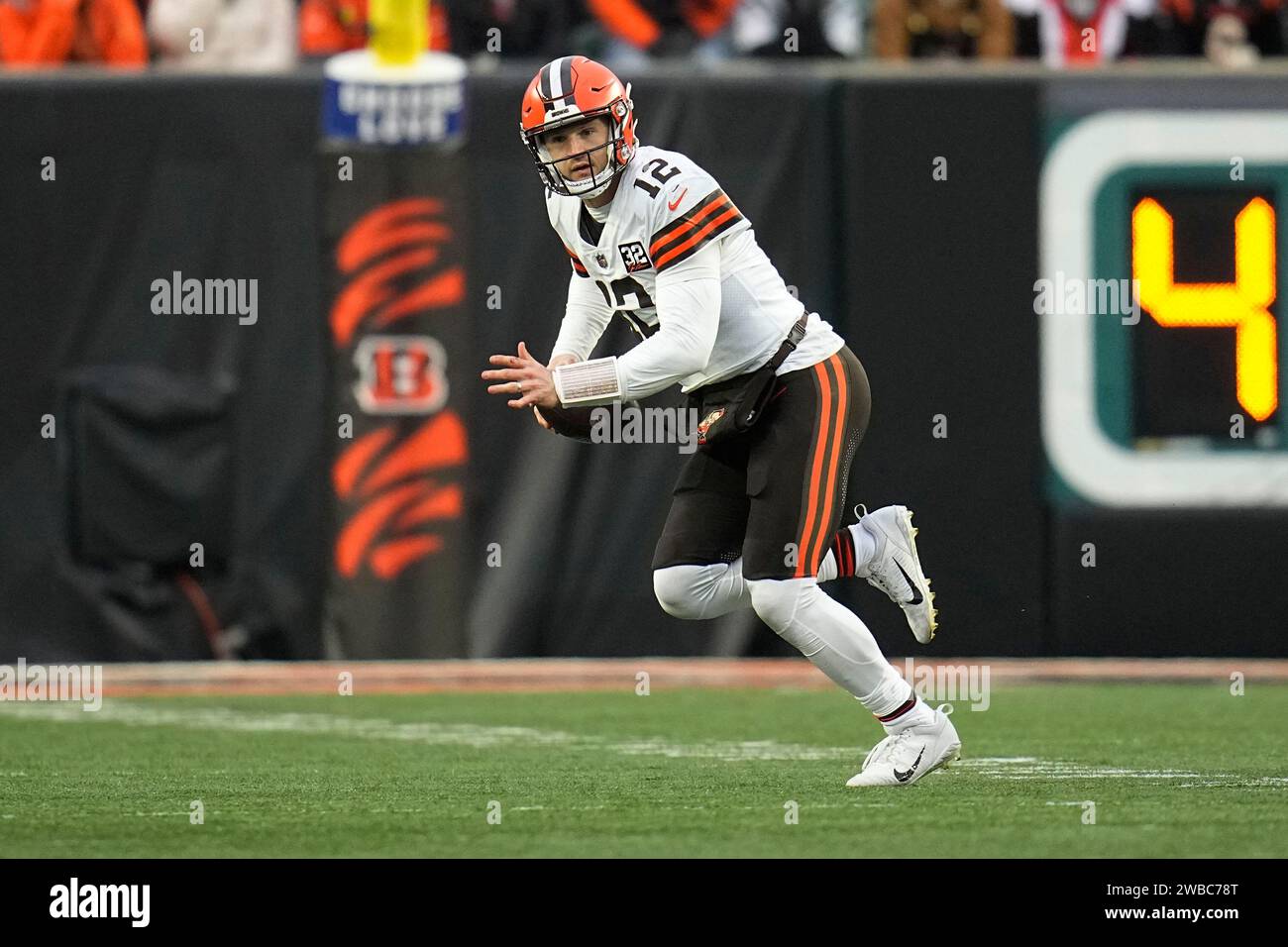 Cleveland Browns quarterback Jeff Driskel in the second half of an NFL ...