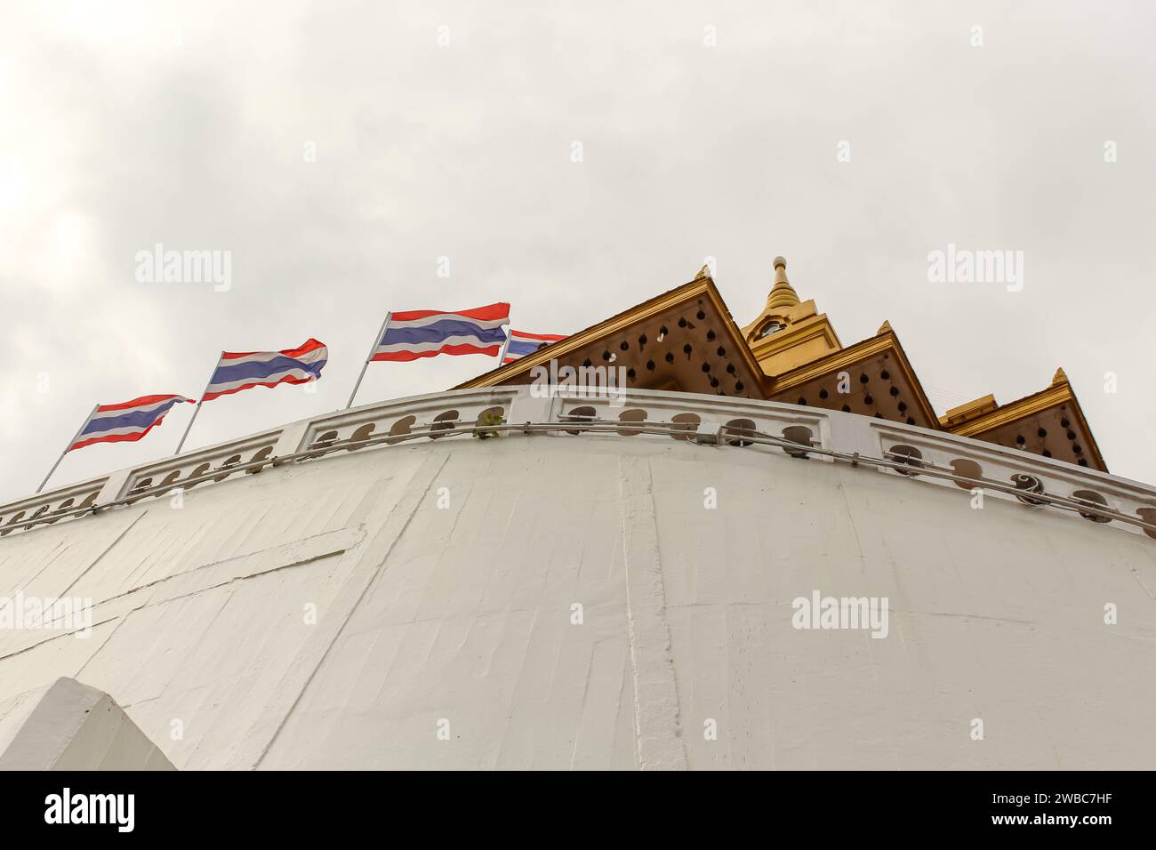 Wat Saket, The Golden Mount Temple, Bangkok, Thailand. Important Golden ...