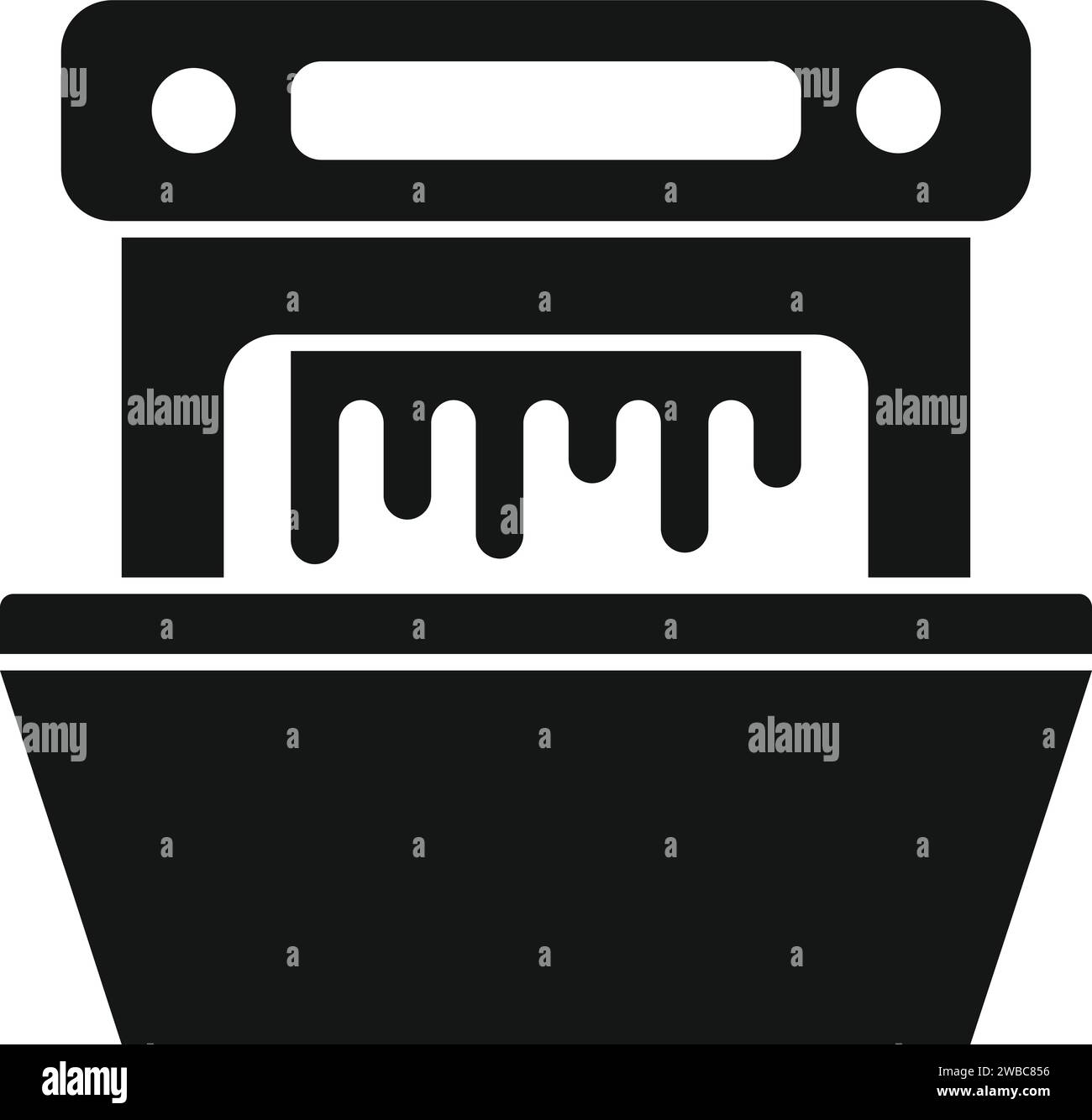 Broken dishwasher appliance machine Stock Vector Images - Alamy