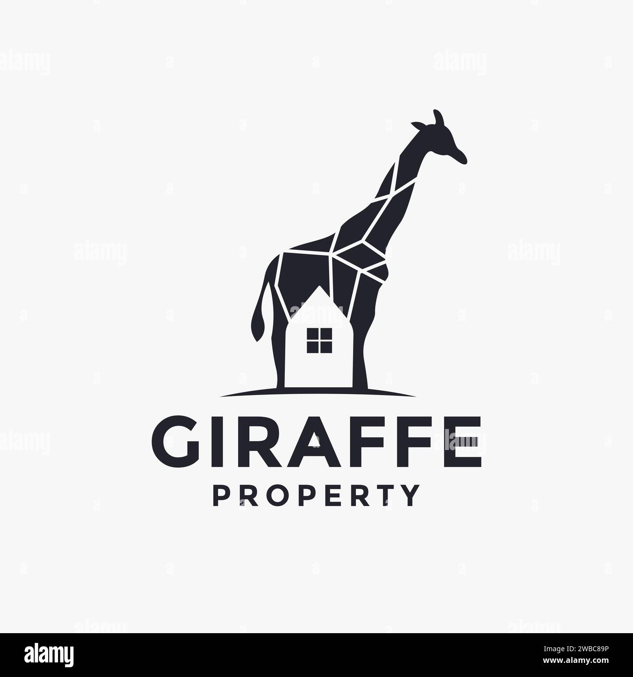 Giraffe icon simple style Cut Out Stock Images & Pictures - Alamy