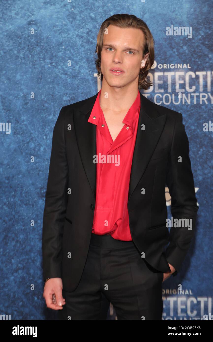 Los Angeles, Ca. 9th Jan, 2024. Finn Bennett at the premiere of HBO Original True Detective ...