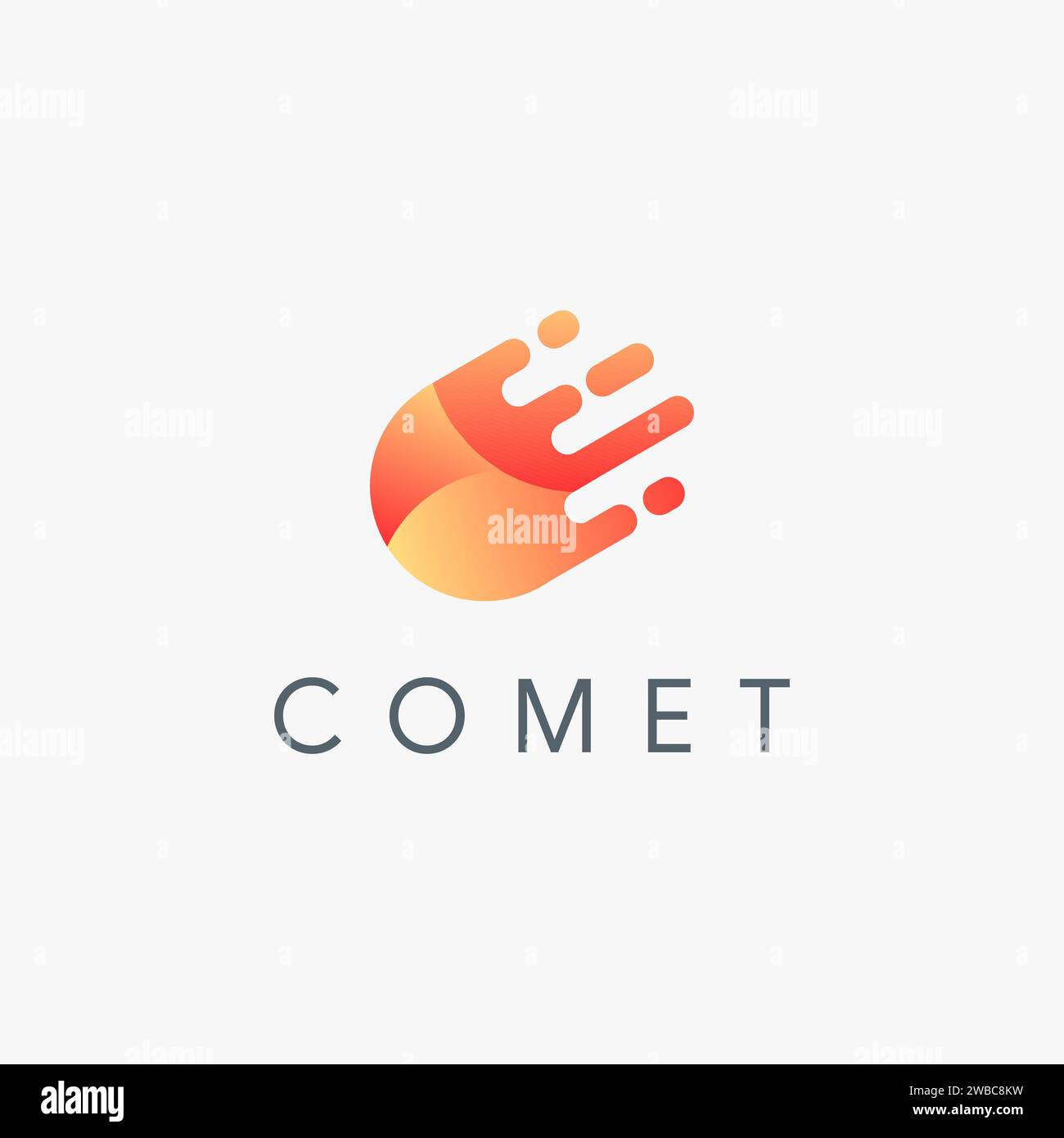 modern comet fall logo vector Stock Vector Image & Art - Alamy