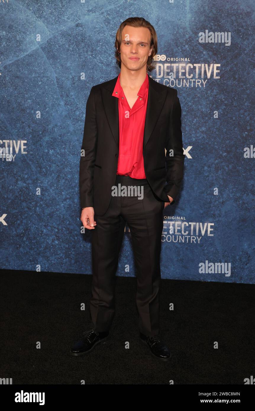 Los Angeles, Ca. 9th Jan, 2024. Finn Bennett at the premiere of HBO ...