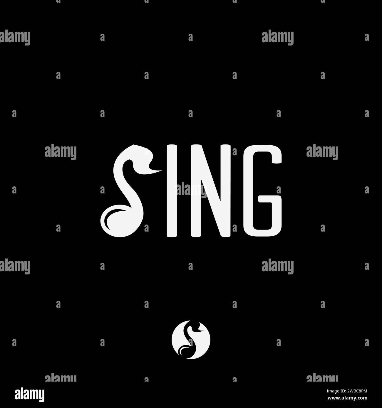 Musical vocalist Black and White Stock Photos & Images - Alamy