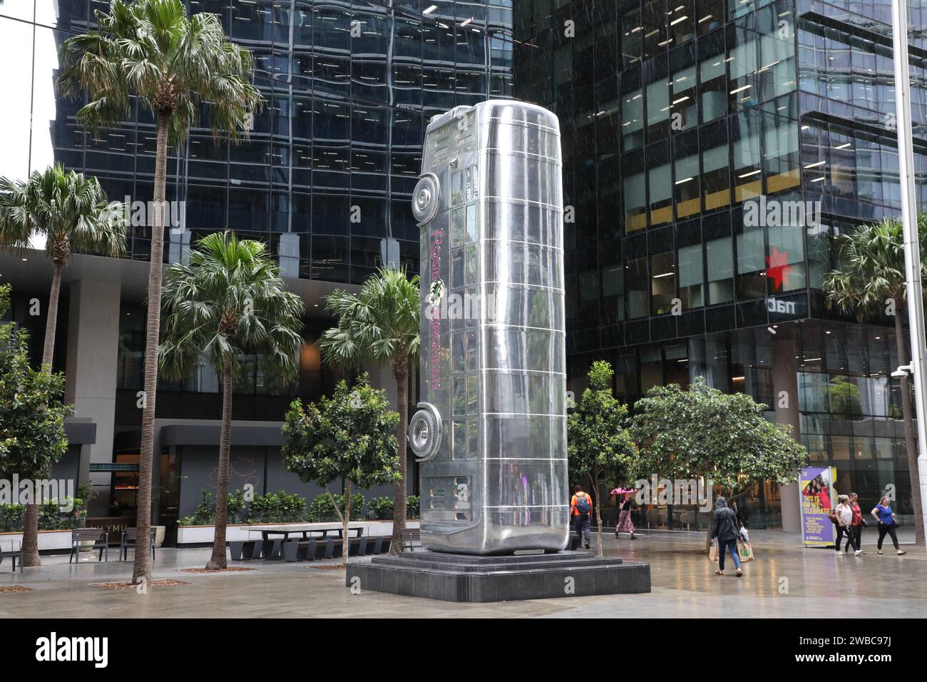 Bus Sculpture (Rosie Broheen), Parramatta Square, Parramatta, NSW ...