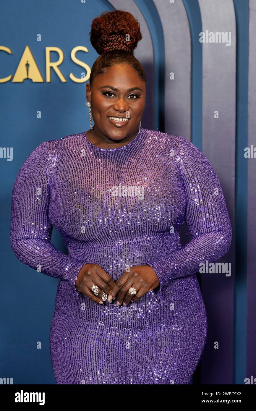 Danielle Brooks arrives at the Governors Awards on Tuesday, Jan. 9 ...