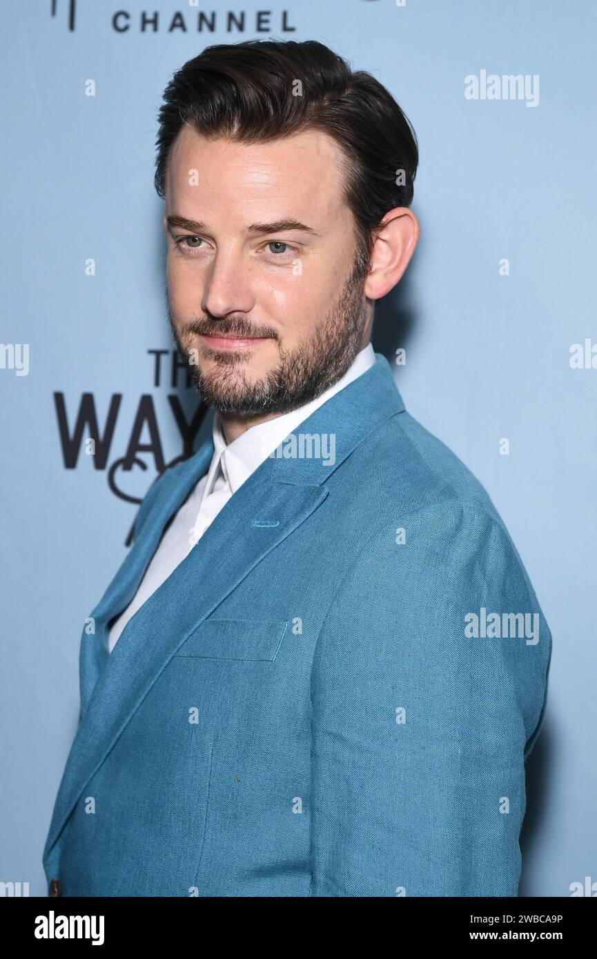New York, USA. 09th Jan, 2024. Evan Williams attends Hallmark Channel's ...