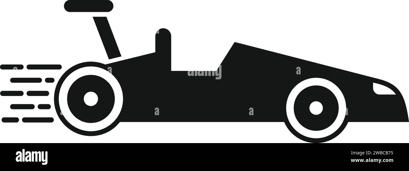Race speed car icon simple vector. Car meter scale. Fast boost Stock ...