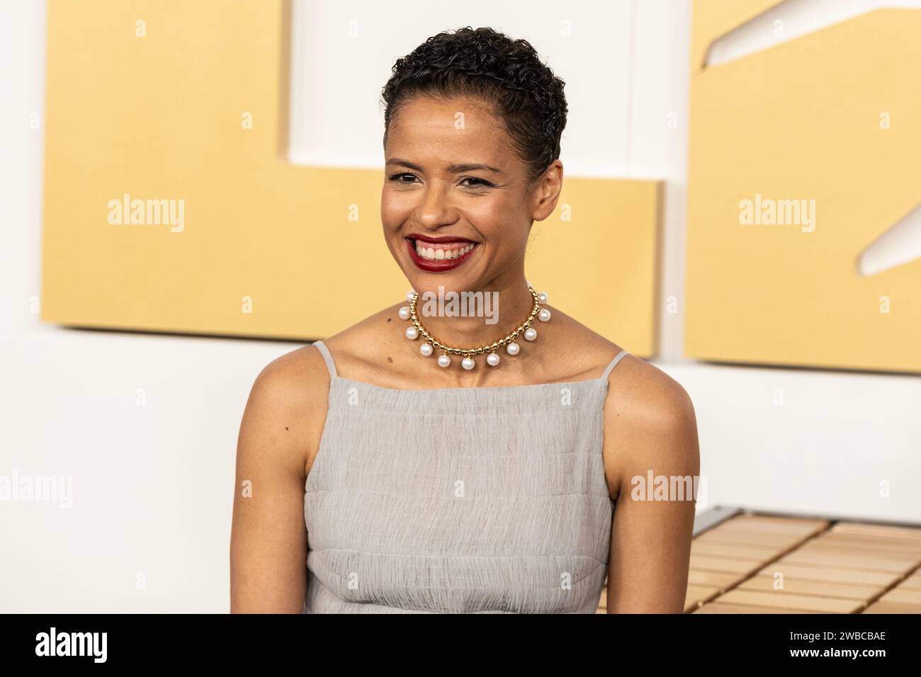 Gugu Mbatha-Raw wearing dress by Molly Goddard attends Netflix's 'Lift ...
