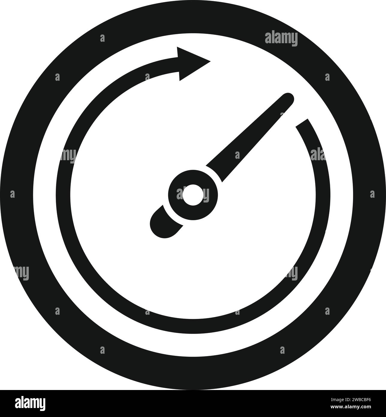 Velocity Gauge Icon Simple Vector Speed Fast Meter Pace Panel Stock Vector Image And Art Alamy