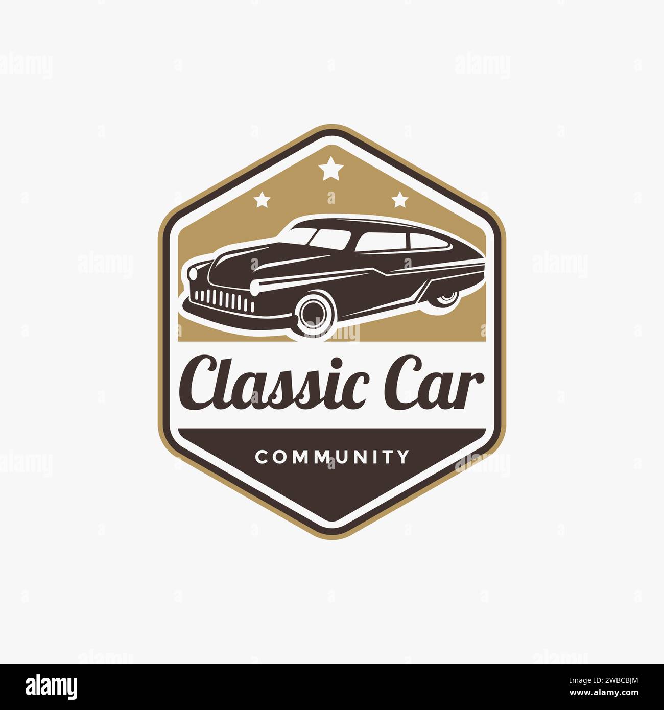 Vintage western auto sign Stock Vector Images - Alamy