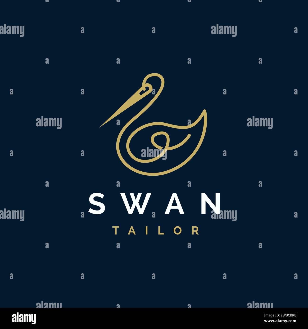 Needle and thread isolated Stock Vector Images - Alamy