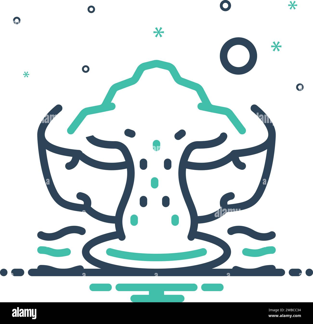 Icon for waterfall,cascade Stock Vector Image & Art - Alamy