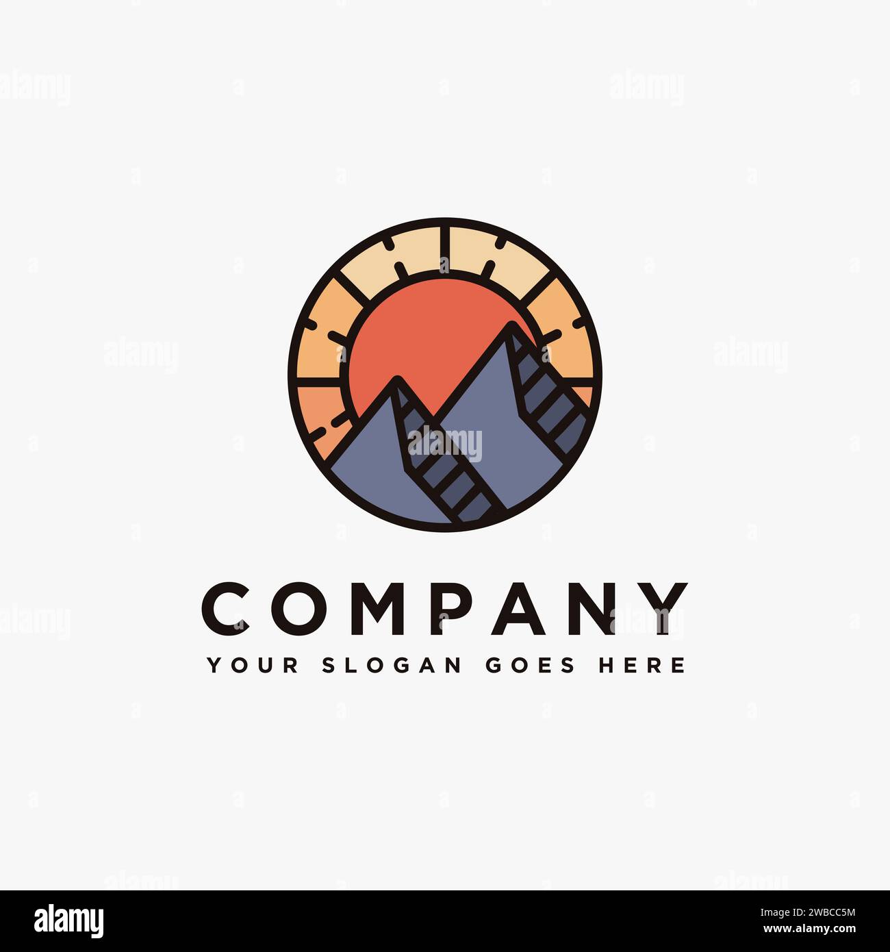 Summit of achievement logo Cut Out Stock Images & Pictures - Alamy