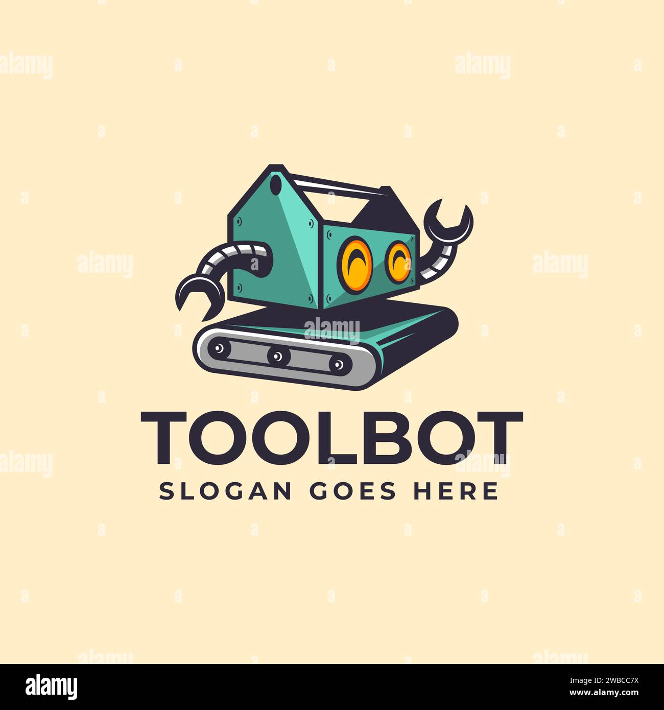 Industrial robot maintenance Stock Vector Images - Alamy