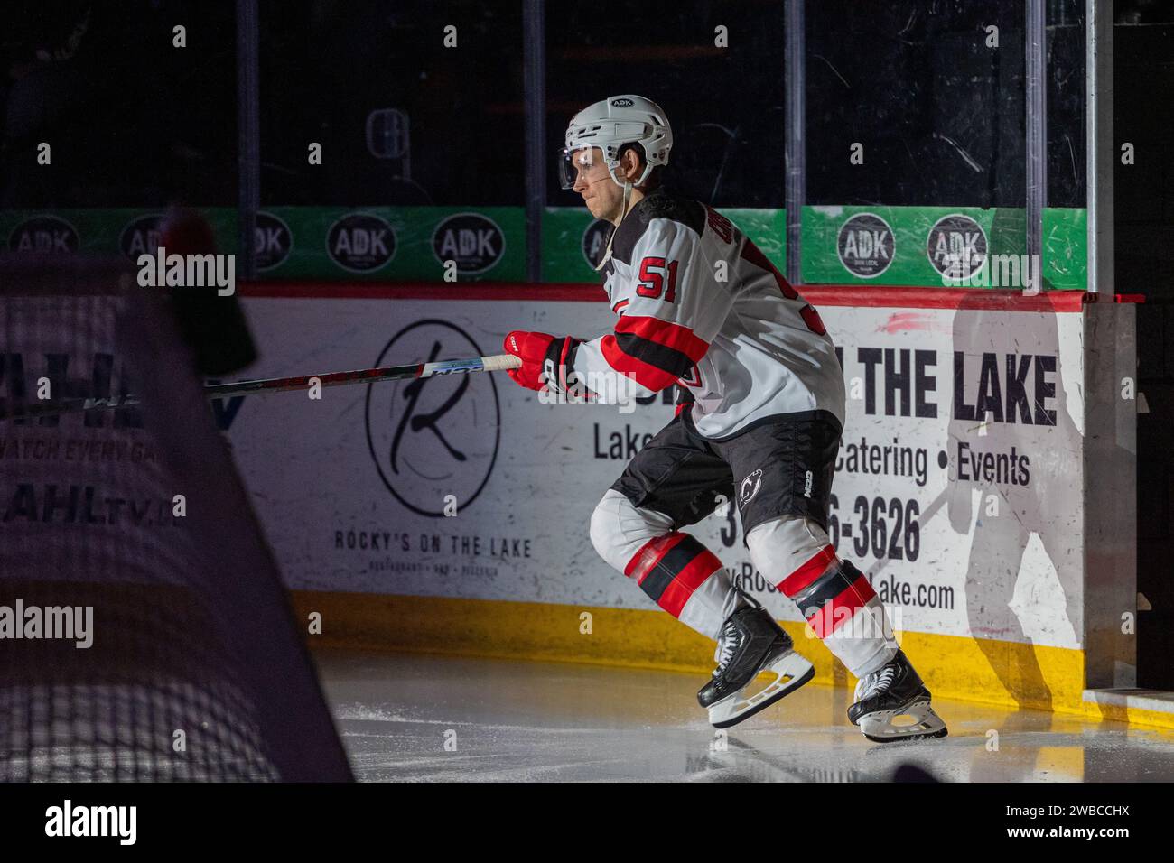 January 7th, 2024: Utica Comets forward Kyle Criscuolo (51) takes the ...