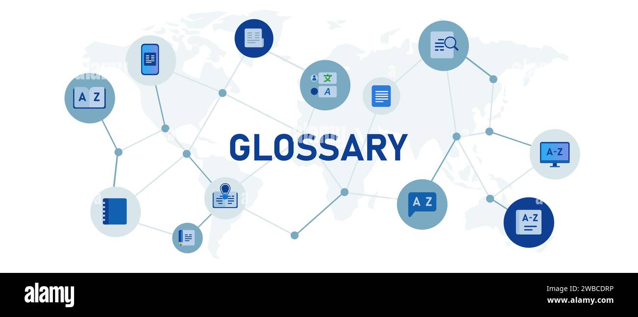 glossary book dictionary vocabulary or ebook for read information ...