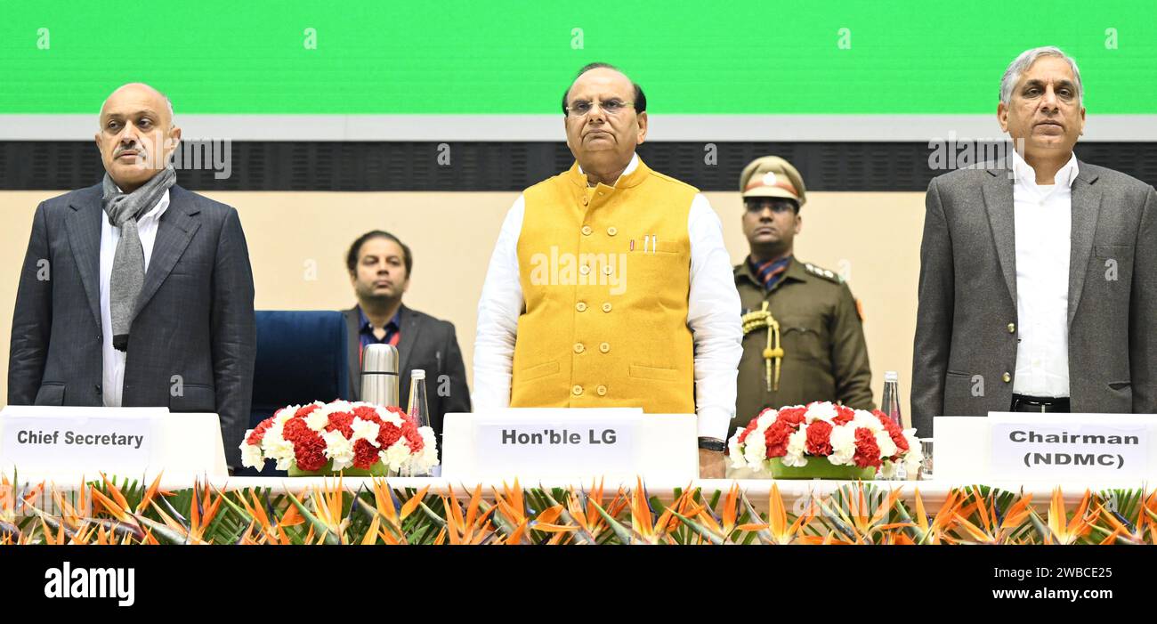 India. 09th Jan, 2024. NEW DELHI, INDIA - JANUARY 9: Lt. Governor of ...
