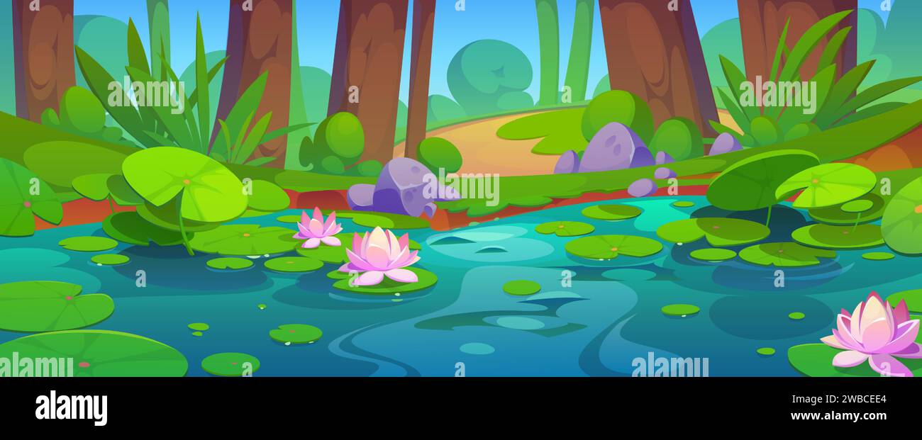 Lilies pod Stock Vector Images - Alamy