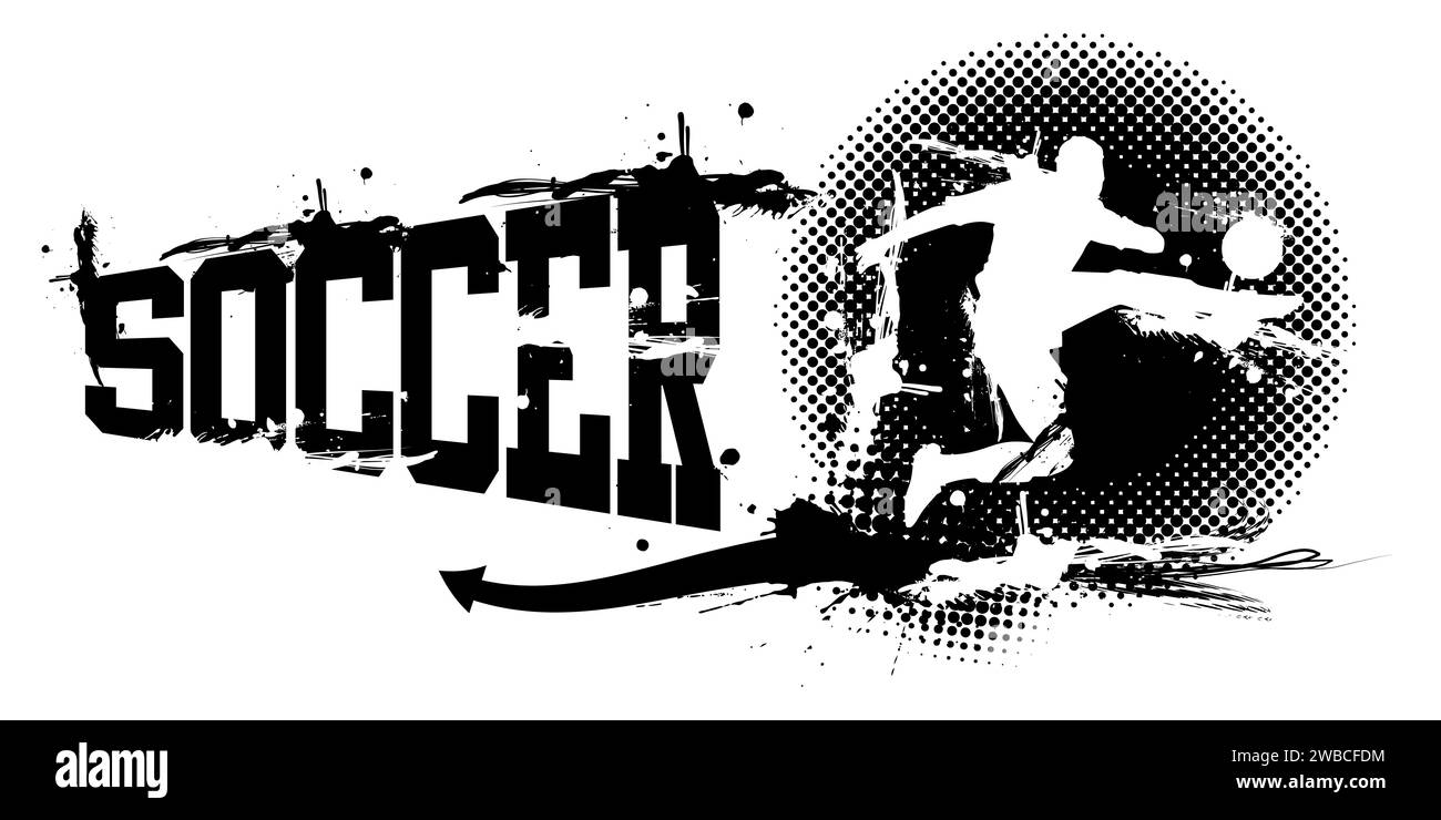 A vector illustration of Men Soccer Banner Stock Vector Image & Art - Alamy