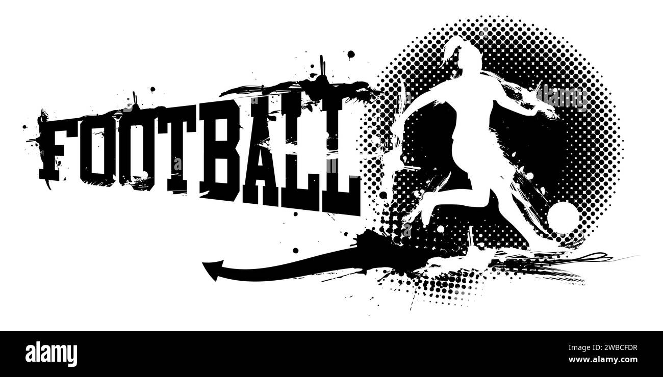 Vector women soccer Black and White Stock Photos & Images - Alamy