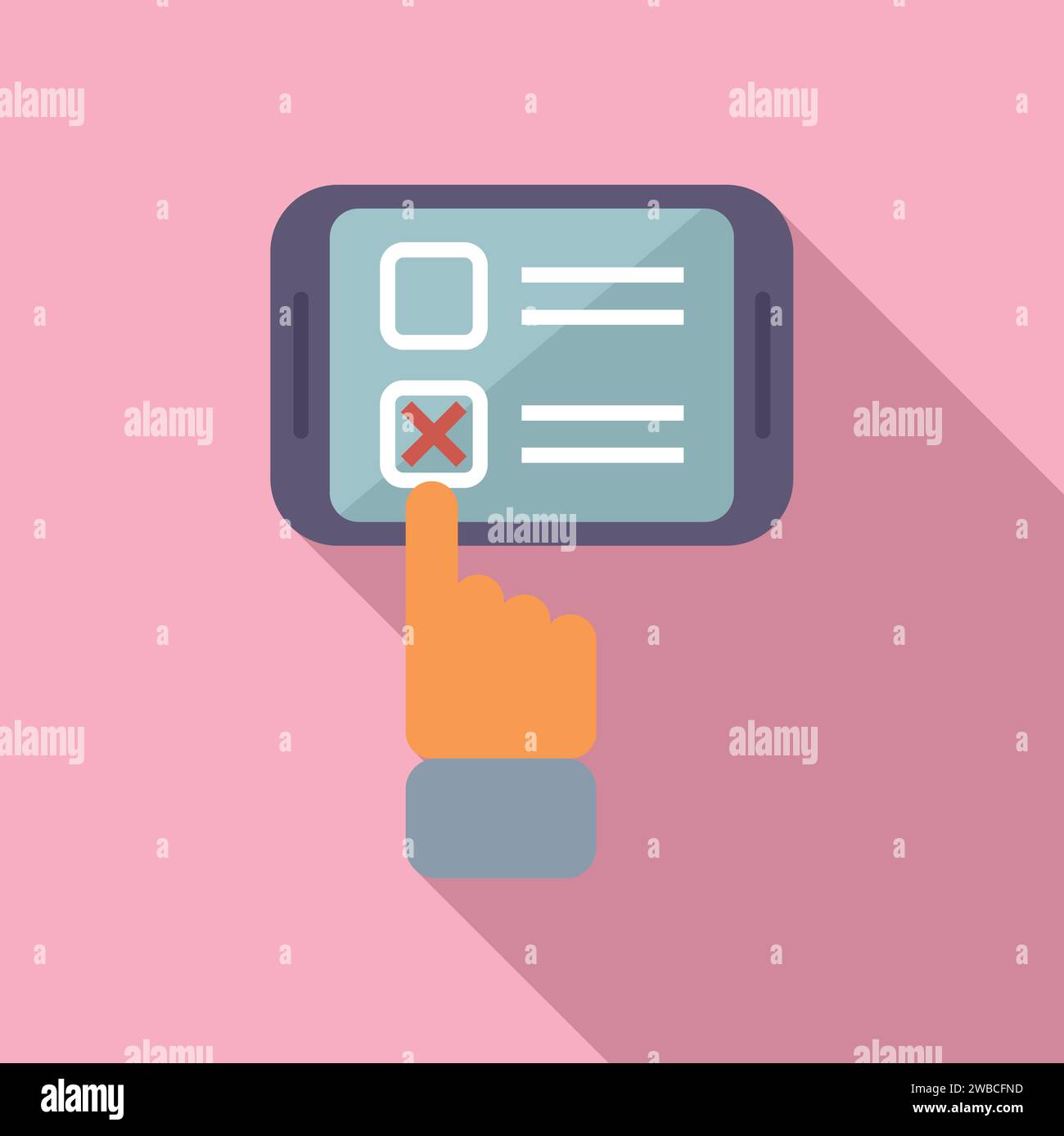 Voting booth united states Stock Vector Images - Alamy