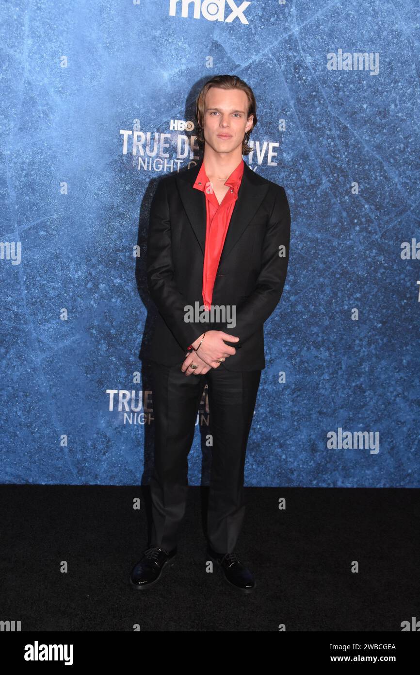 Los Angeles, California, USA 9th January 2024 Actor Finn Bennett ...