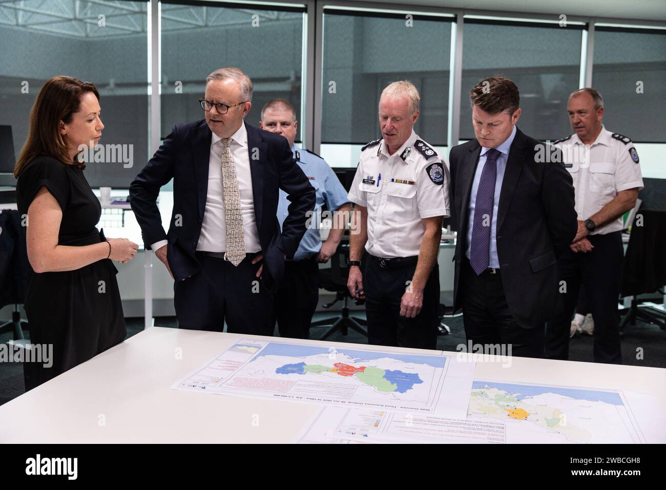 Melbourne, Australia. 10th Jan, 2024. Prime Minister Anthony Albanese ...