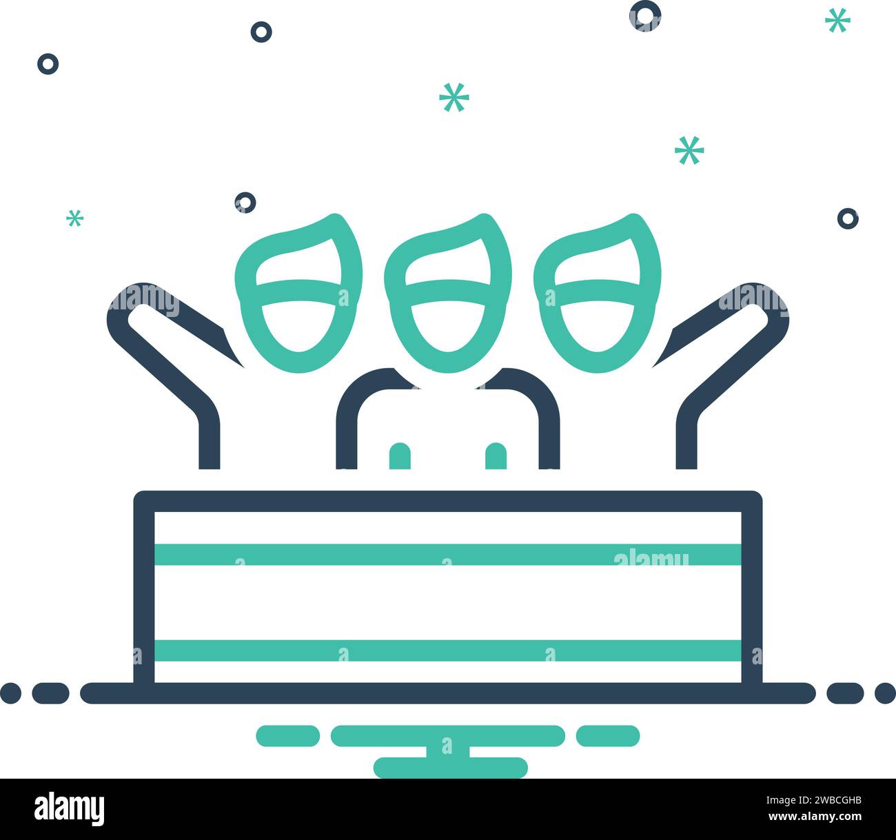 Icon for supportive,encouraging Stock Vector Image & Art - Alamy