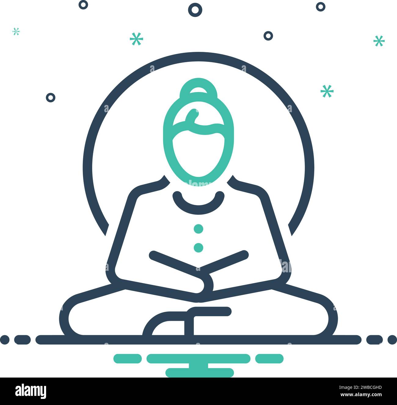 Icon for calmness,peace Stock Vector Image & Art - Alamy