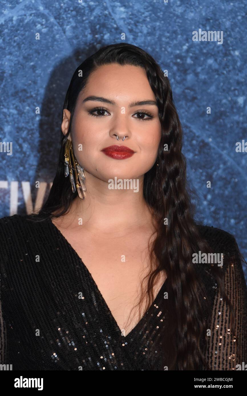 Los Angeles, California, USA 9th January 2024 Actress Anna Lambe ...