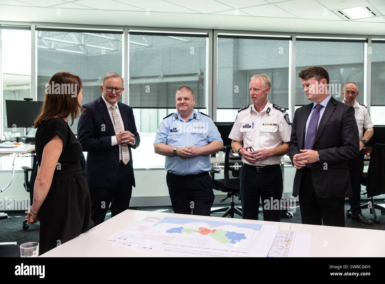 Melbourne, Australia. 10th Jan, 2024. Prime Minister Anthony Albanese ...