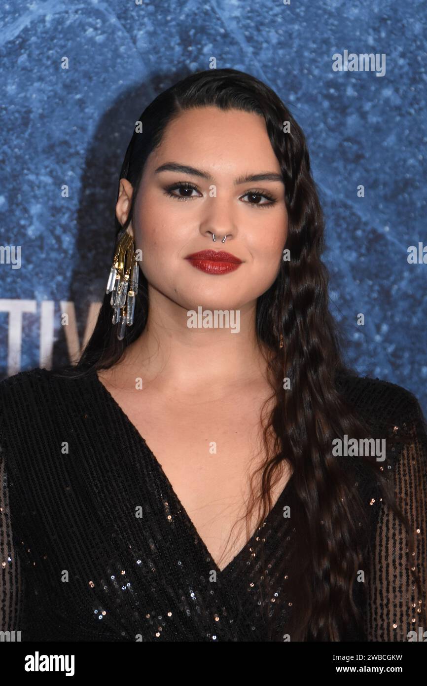 Los Angeles, California, USA 9th January 2024 Actress Anna Lambe ...