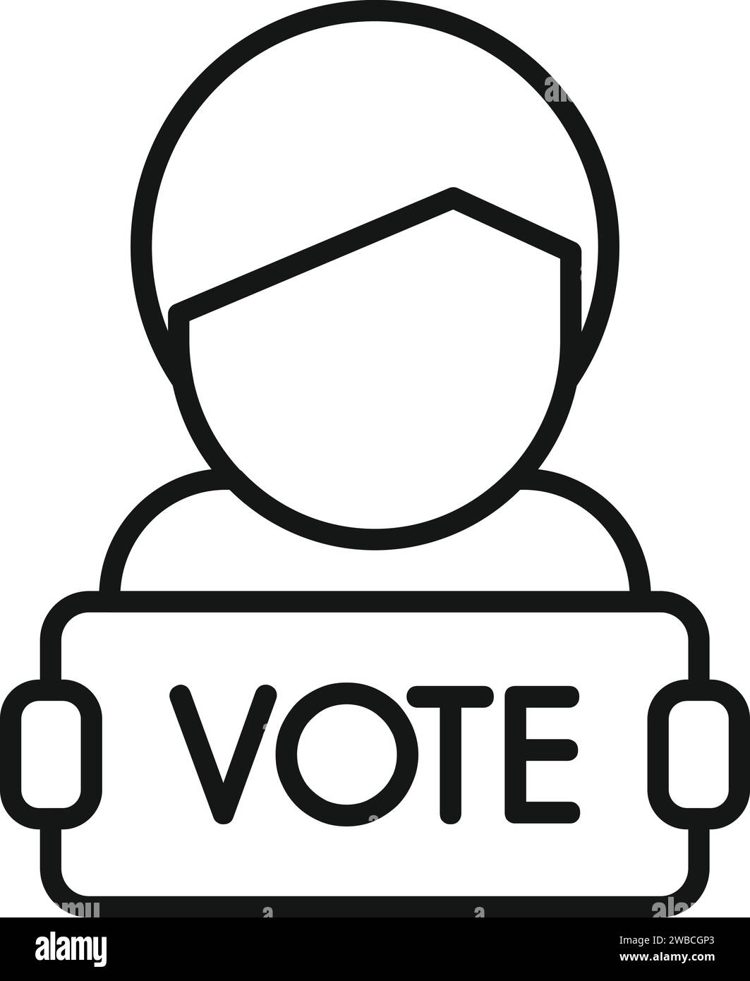 Polling station banner Stock Vector Images - Alamy