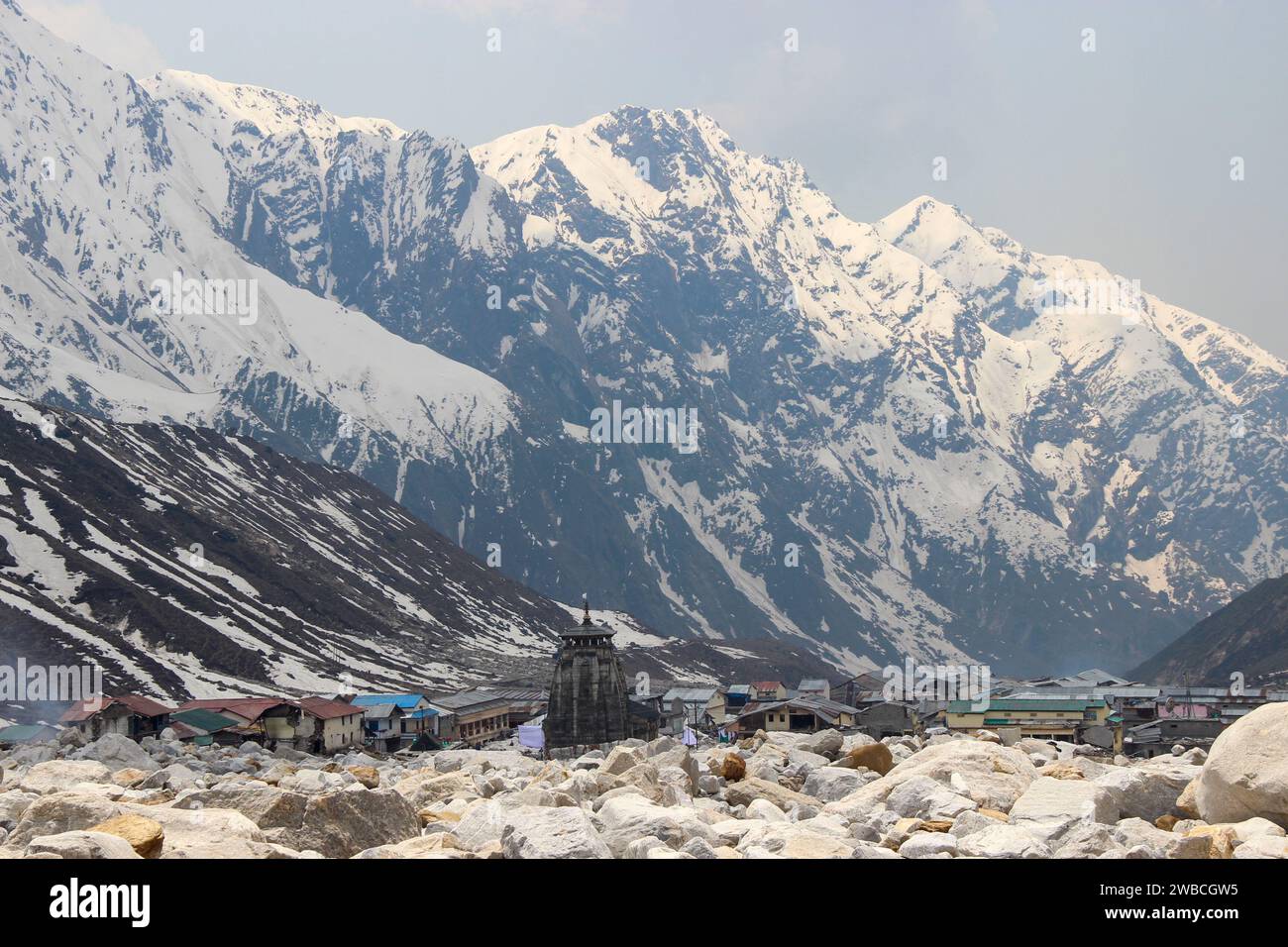 Kedarnath temple in the scenario of Kedarnath tragedy in 2013 ...