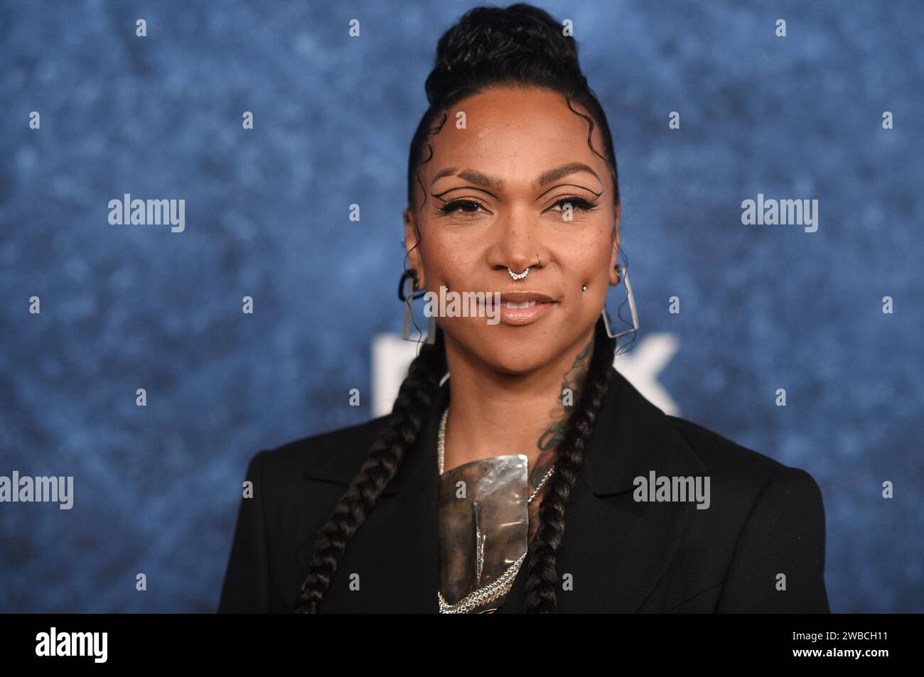 Kali Reis arrives at the premiere of "True Detective: Night Country" on ...