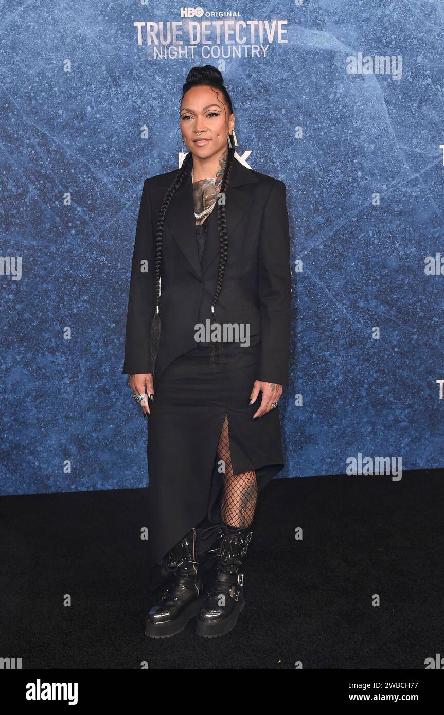 Kali Reis arrives at the premiere of "True Detective: Night Country" on ...
