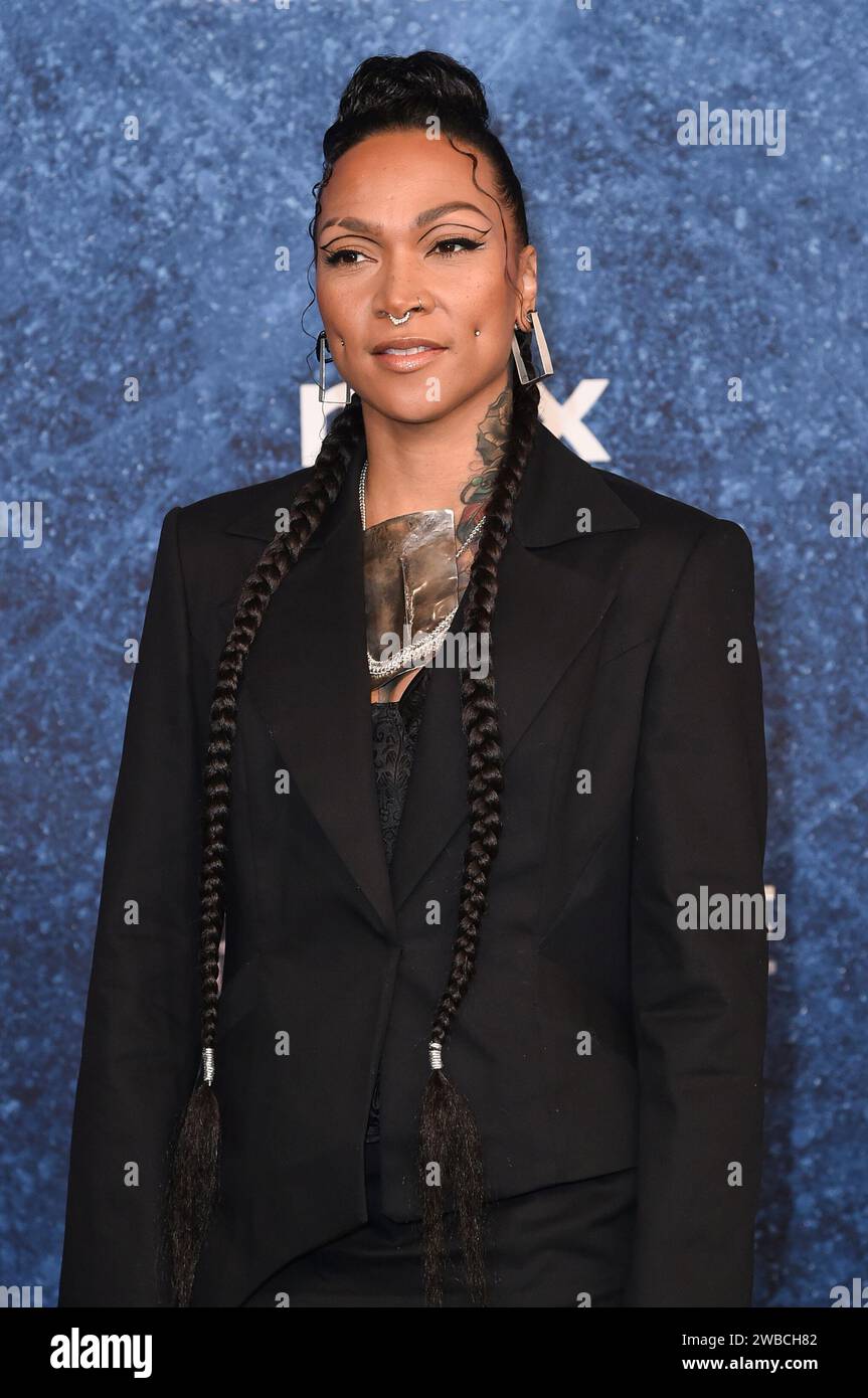 Kali Reis arrives at the premiere of "True Detective: Night Country" on ...