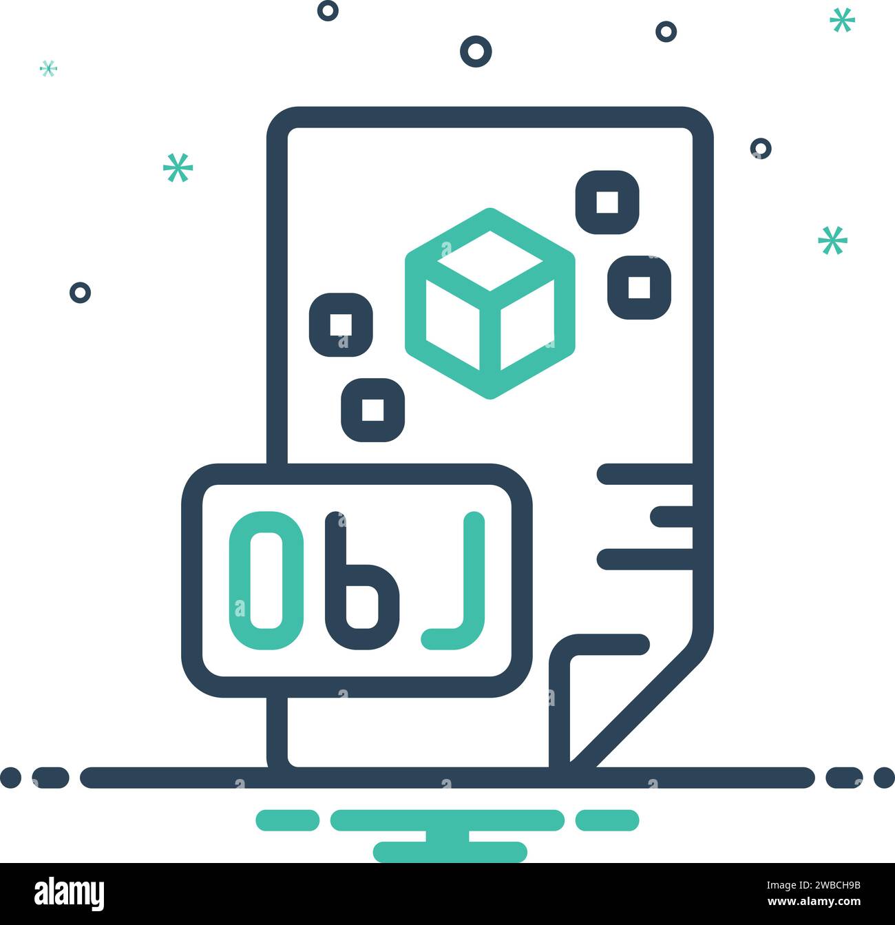 Icon for obj,appliication Stock Vector Image & Art - Alamy