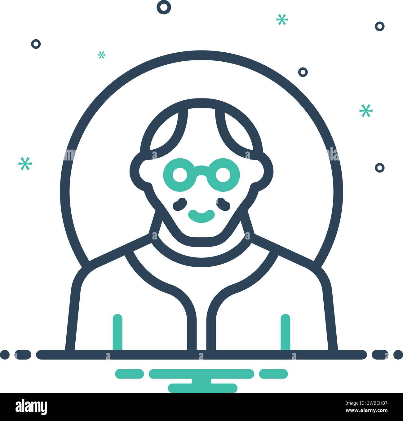 Old age senior Stock Vector Images - Alamy