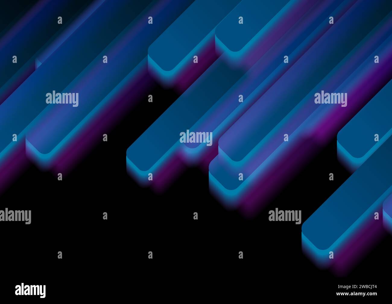 Blue violet stripes abstract geometric tech background. Vector design ...