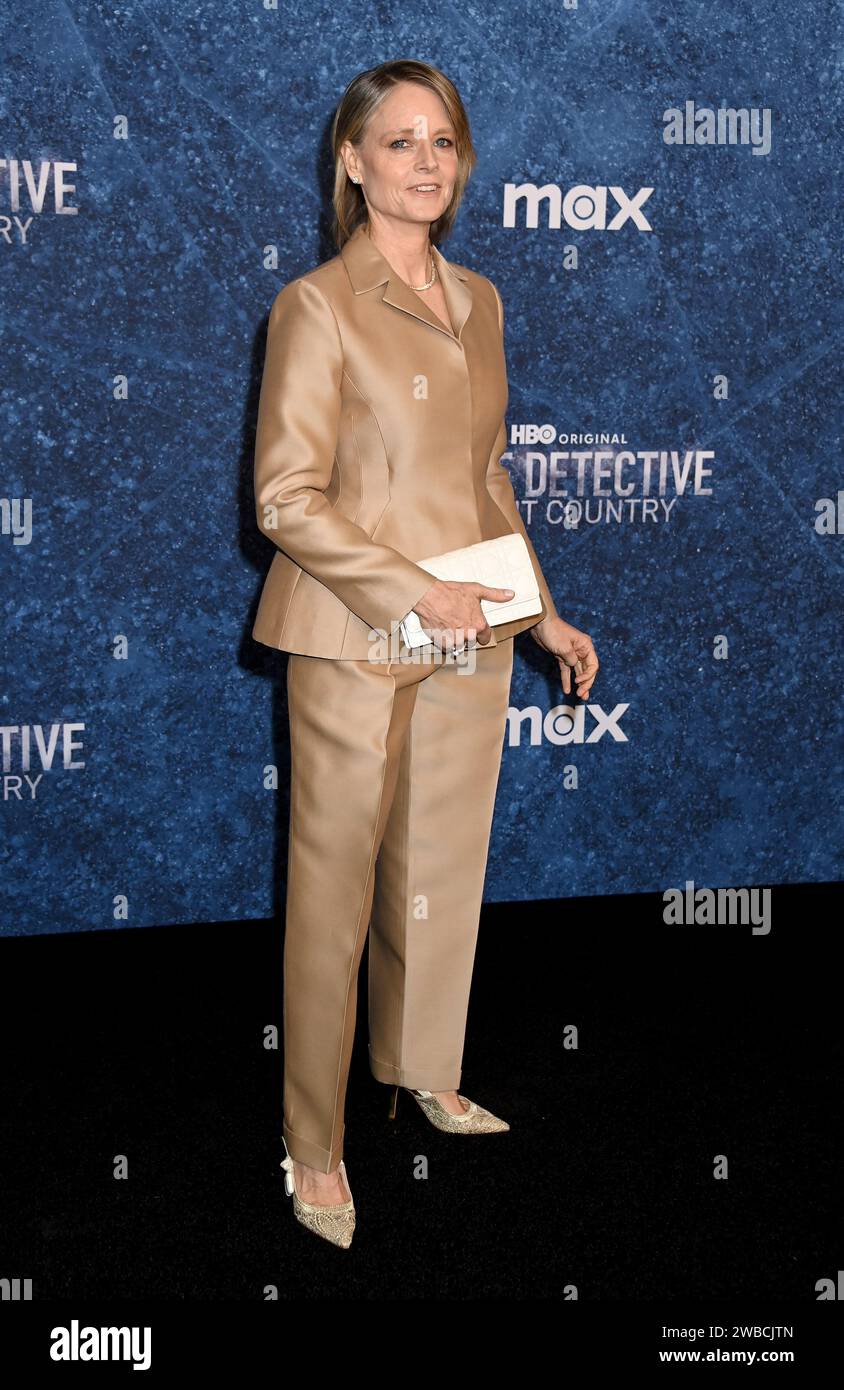 Hollywood, USA. 09th Jan, 2024. Jodie Foster arriving at HBO's “True ...