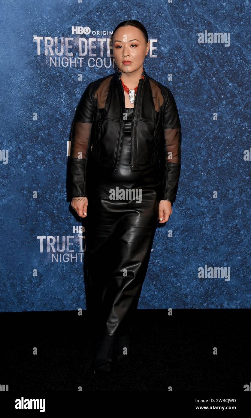 Hollywood, USA. 09th Jan, 2024. Aka Niviana arriving at HBO's “True ...