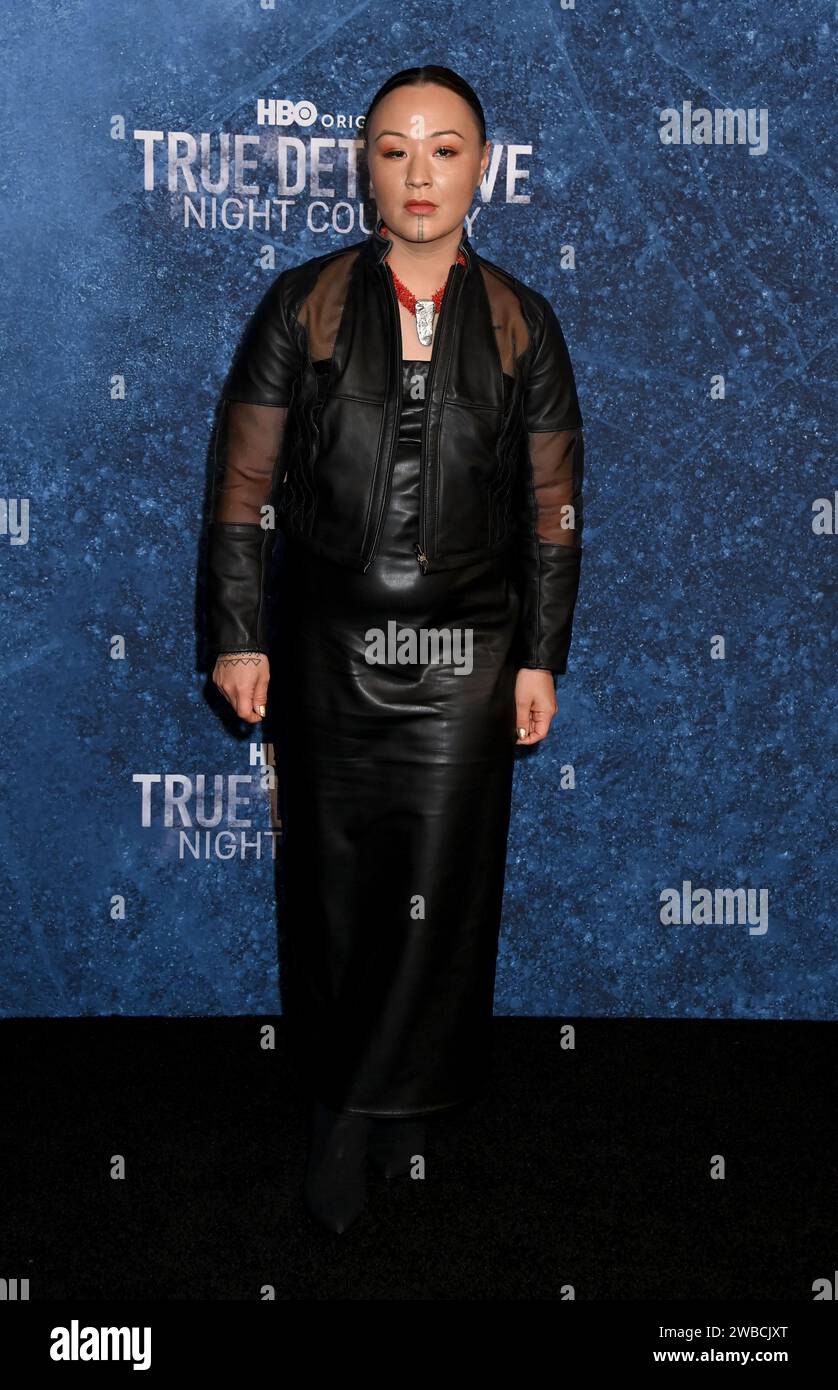 Hollywood, USA. 09th Jan, 2024. Aka Niviana arriving at HBO's “True ...