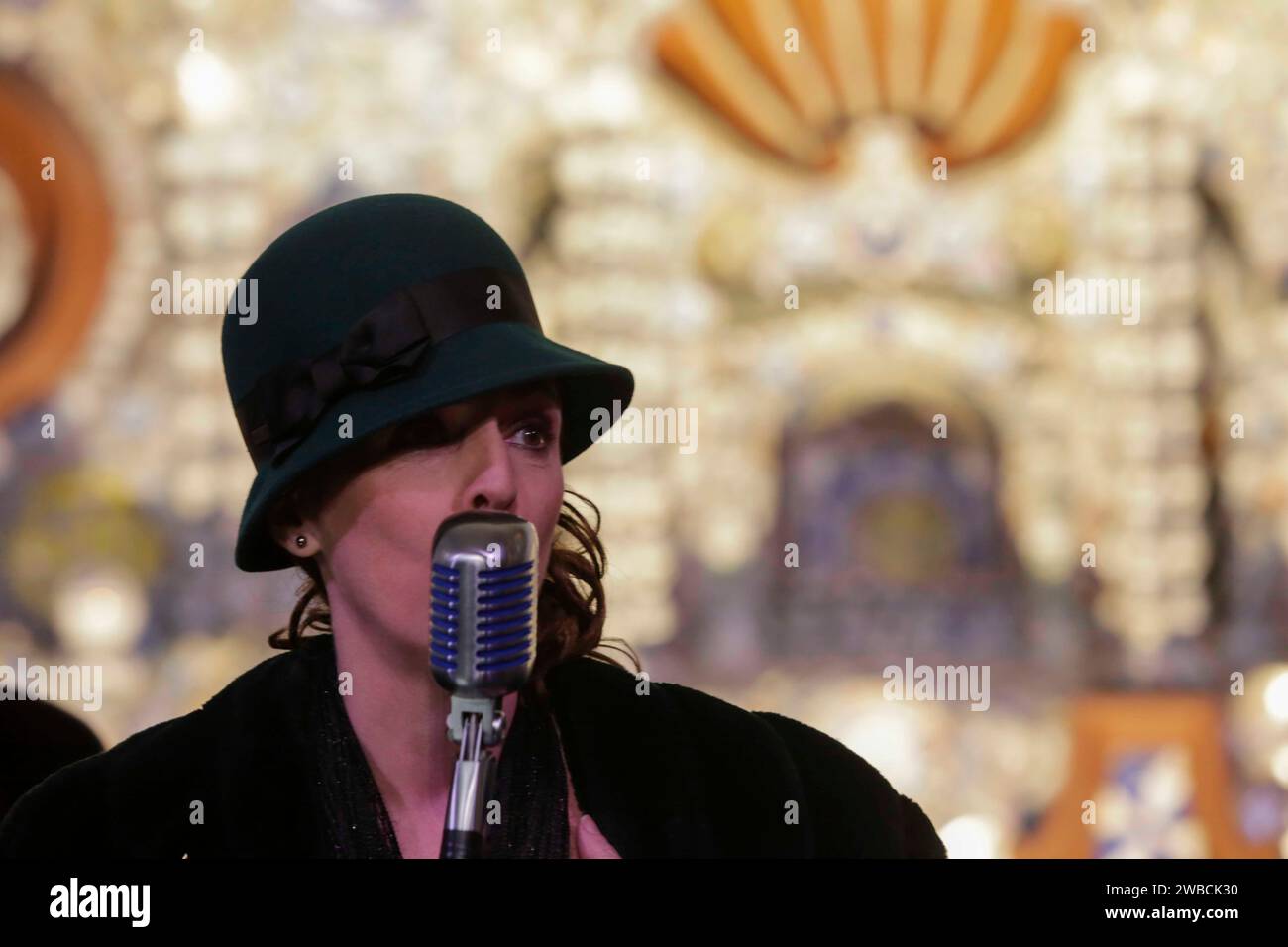 Mexico City, Mexico. 09th January 2024. Louise Phelan, an Irish jazz ...