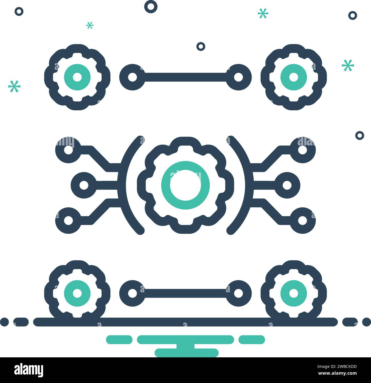 Icon for synthesis,agglutination Stock Vector Image & Art - Alamy