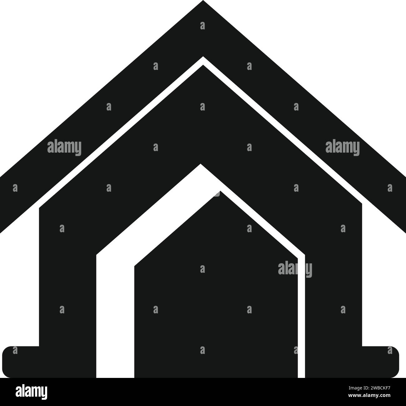 Dog kennel accessory icon simple vector. Canine home. Friend space ...